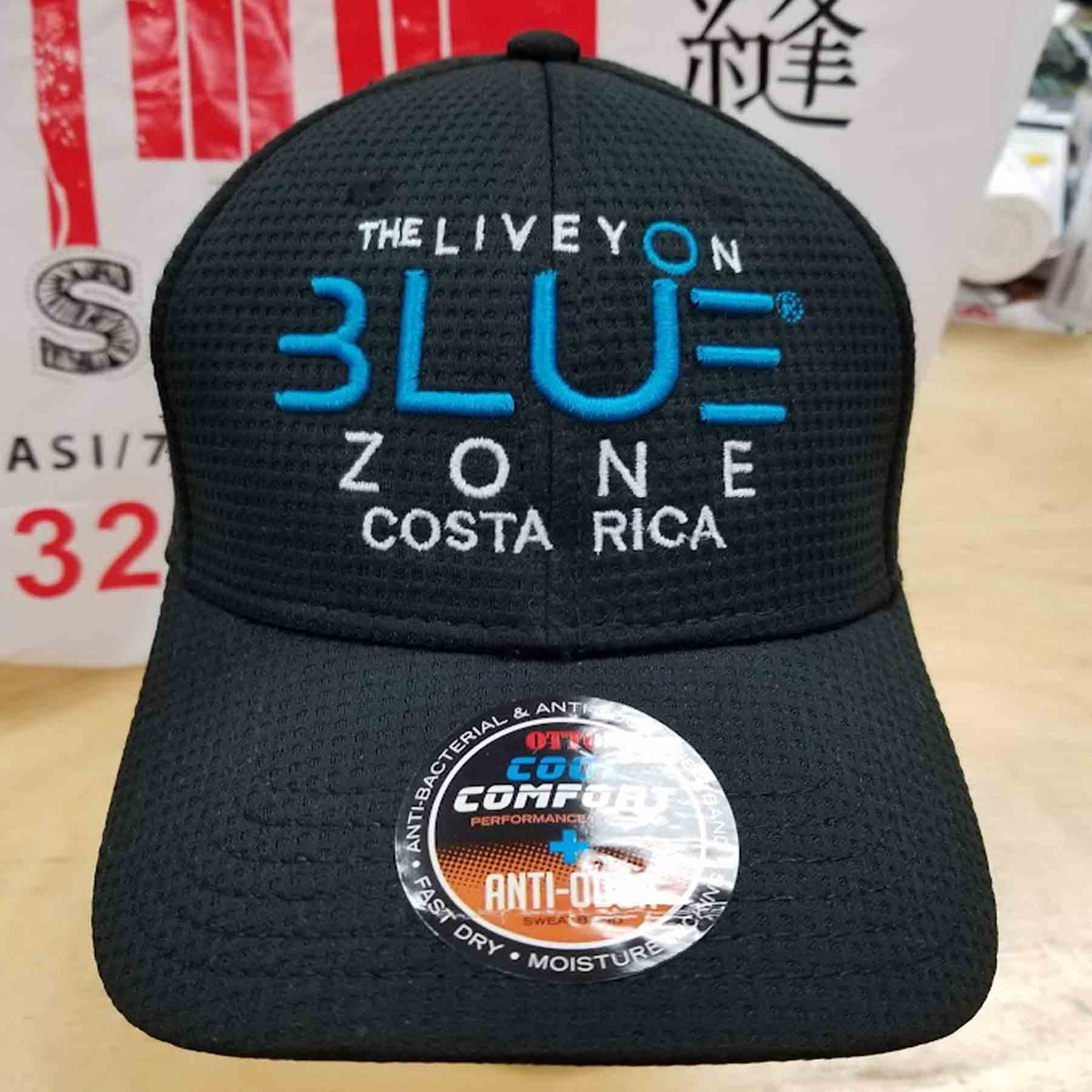 Embroidered-Blue-Zone-Hat | Ninja Stitch
